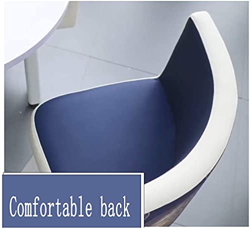 Office Reception Round Table- Conference Reception Room Coffee Table with Chair, Nordic Reception Desk and Chair Combination Hotel Tables and Chairs Simple Square 80cm Desktop Restaurant Tables and Ch