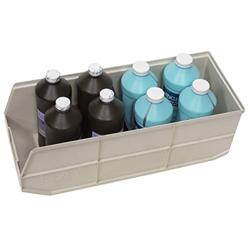 Akro-Mils 40348 Crosswise Width Plastic Divider 30348 1800 Series Plastic Stacking AkroBins, Black, (6-Pack)