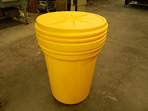 Salvage Drum, Open Head, 30 gal, Yellow