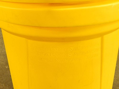 Salvage Drum, Open Head, 30 gal, Yellow