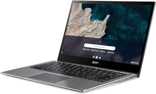 acer Chromebook Spin 513 2-in-1 Convertible Laptop, 8-Core Qualcomm Snapdragon 7c, 13.3" FHD IPS Touchscreen Display, 4GB RAM, 64GB eMMC, Student & Business, WiFi, Backlit KB, Chrome OS