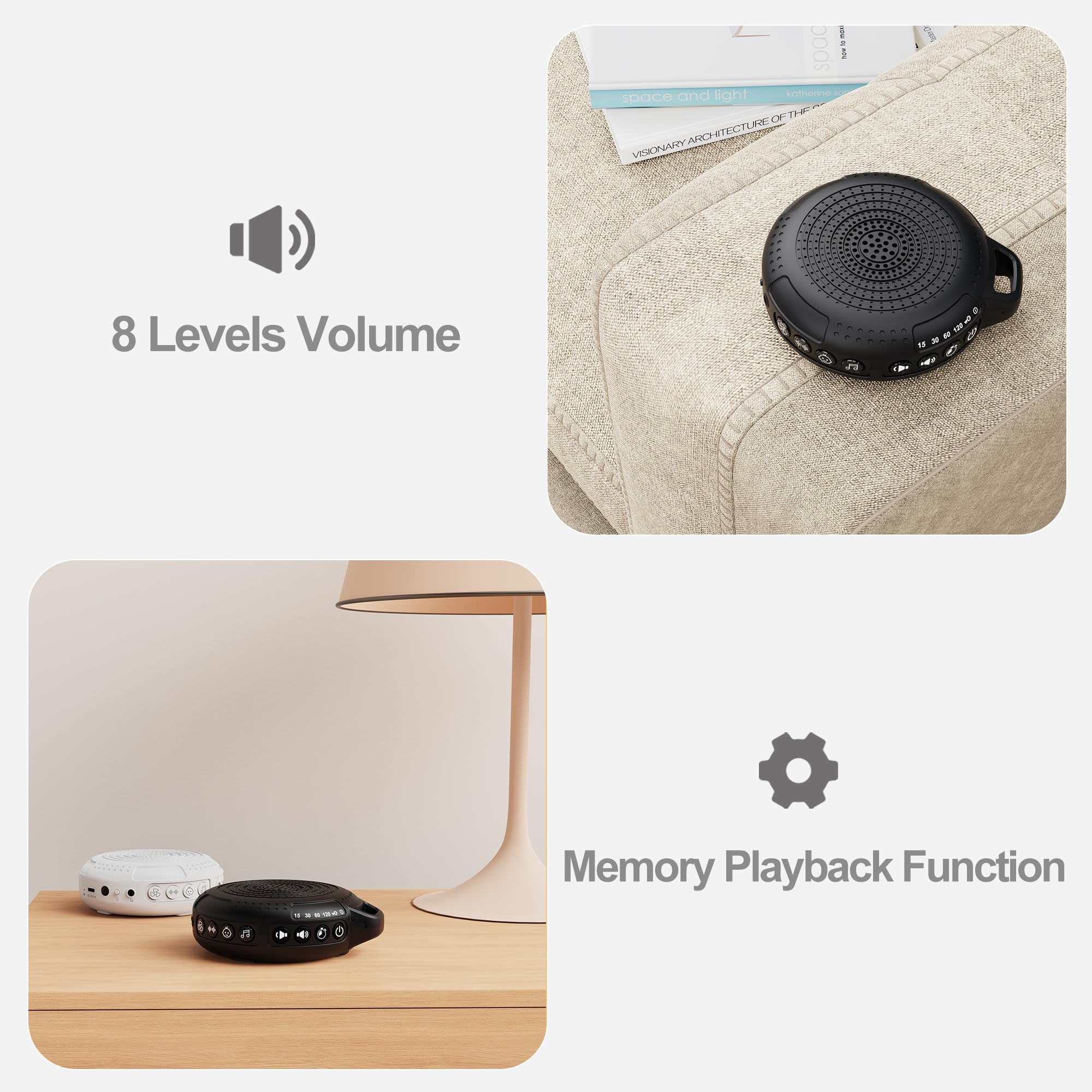 Digital Wooden Alarm Clock with Dual Alarm,Weekday/Weekend Mode,Adjustable Volume,Humidity & Temperature Detect,2-100% Dimmer,12/24H,Snooze,2 USB Chargers,Battery Backup, Loud Alarm Clock for Bedroom