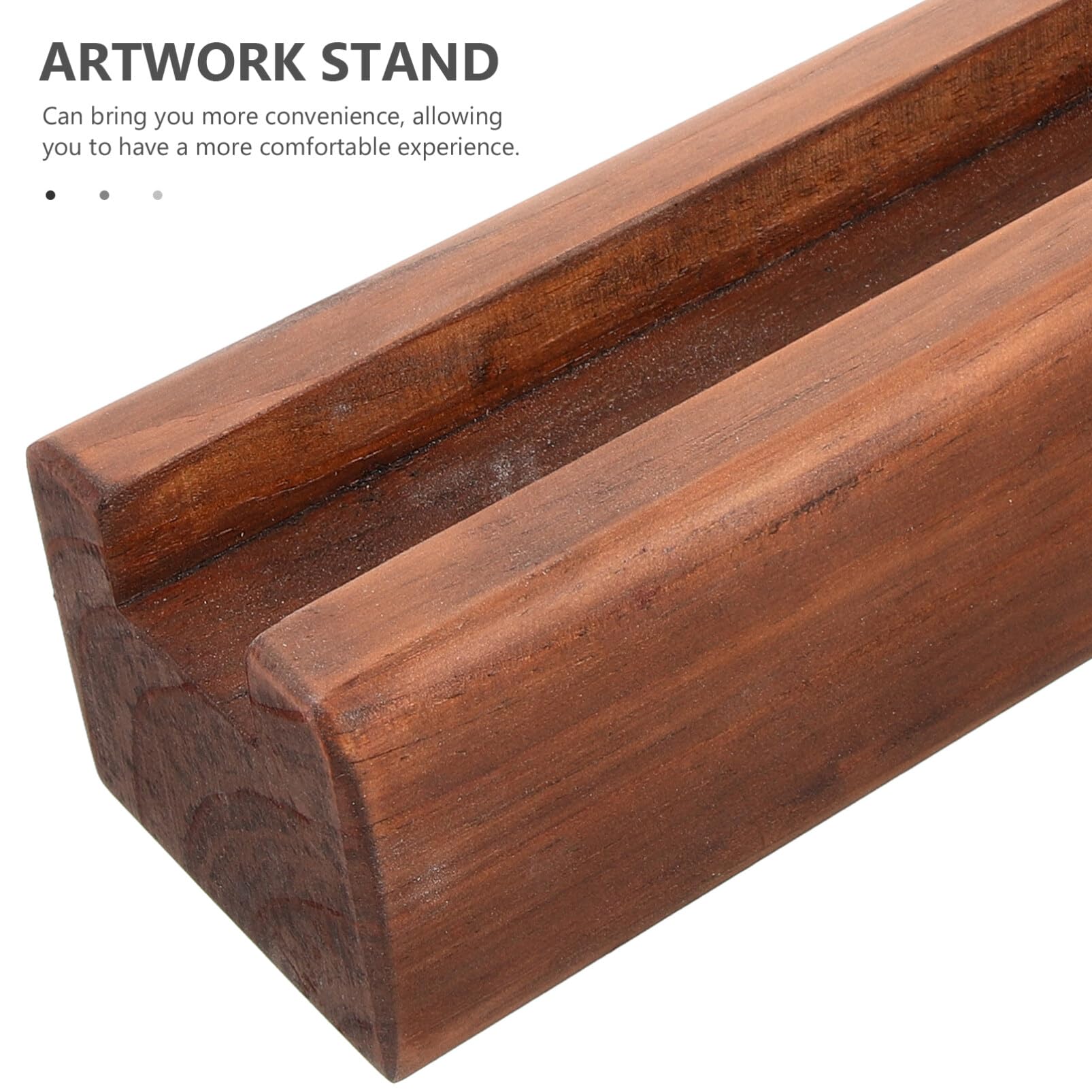 Cabilock Wood Full Length Mirror Holder Rack Display Support Full Length Mirror Stand Artwork Stand Wood Display Mount Wooden Art Mount Display Rack Wood Artwork Rack Wood Display Stand