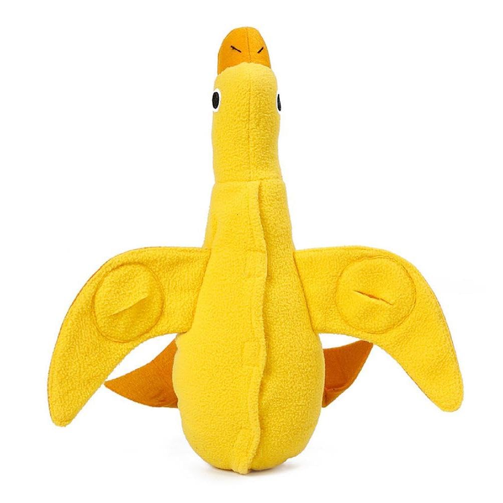 BYNNIX Plush Dog Toys Resistant Dog Chew Toys Duck Shape Squeaky-Dog Toys for Tug of War Small Puppy and Dog Toys Plush Dog Toys Resistant Dog Chew Toys Personalized Squeaky-Dog Toy for Pet