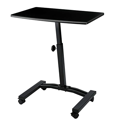 JTSQ Mobile Laptop Computer Desk CART Height-Adjustable Home Office Office Furniture Standing Desk Computer Desk Stand up Desk Gaming Desk Standing Desk Office Desk Office Desk Accessories