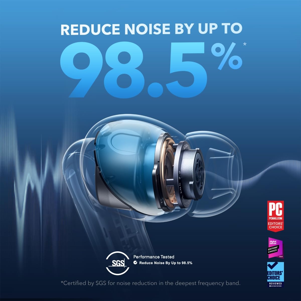 Soundcore by Anker AeroFit Pro Open-Ear Headphones with Liberty 4 NC Noise Cancelling Earbuds, Ultra-Comfort, Secure Fit, Ergonomic Design, Rich Sound with LDAC, IPX5 Water-Resistant, 46H Playtime