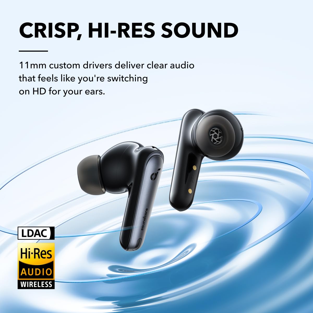 Soundcore by Anker AeroFit Pro Open-Ear Headphones with Liberty 4 NC Noise Cancelling Earbuds, Ultra-Comfort, Secure Fit, Ergonomic Design, Rich Sound with LDAC, IPX5 Water-Resistant, 46H Playtime