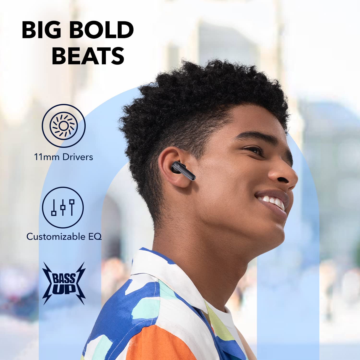 Soundcore by Anker AeroFit Pro Open-Ear Headphones with Life P3 Noise Cancelling Earbuds, Ultra-Comfort, Secure Fit, Ergonomic Design, Rich Sound with LDAC, IPX5 Water-Resistant, 46H Playtime