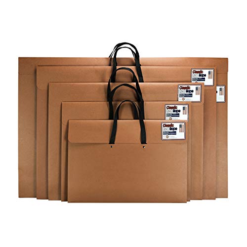 Star Products Wallet Port Whandle 220H Classic Red Rope Paper Artist Portfolio with Soft Woven Handle, 20" x 26"