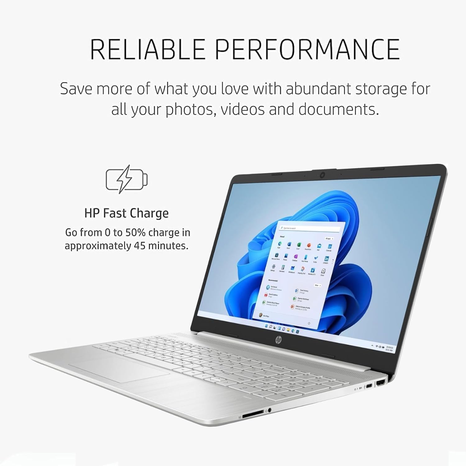 HP Laptop, 15.6" Touchscreen Laptop, 12th Gen Intel i3-1215U, 64GB RAM, 1TB SSD, Micro-Edge, Anti-Glare, Bluetooth, Wi-Fi, HDMI, Thin & Light, Win 11 H, with Mouse