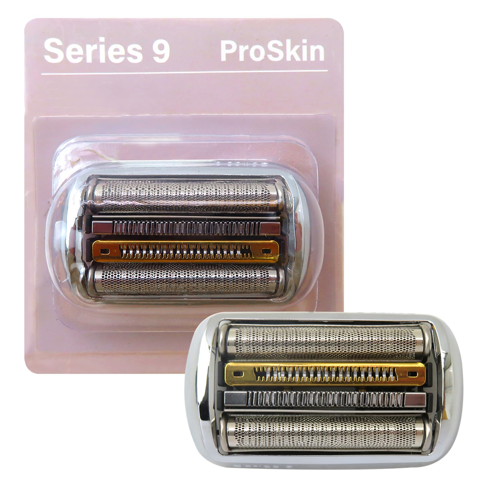 Original Craft Series 9 92S 94M Replacement Electric Shaver Replacement Head for Br-aun All Series 9 Electric Razors 9290cc, 9291cc, 9370cc, 9293s, 9385cc, 9390cc, 9330s, 9296cc Silver