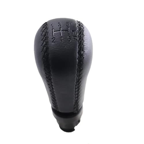 Gear Handle Car Gear Shift Knob Head Gear Cover Shift Lever Stick for Volvo S60 S80 V70 XC70 Sewing Leather Manual Shift Lever (Color : 6 Speed)