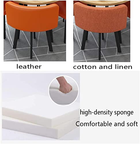 Office Reception Round Table- Office Table and Chair Set Reception Coffee Table, Living Room Table and Chair Set Balcony Restaurant Combination Table Simple Modern Small Round Table Reception Business