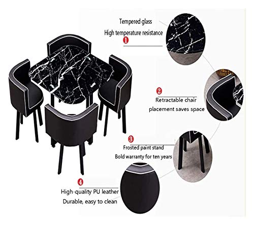 Office Reception Round Table- Office Table and Chair Set Reception Coffee Table, Reception Tables and Chairs Restaurant Tables and Chairs Set Simple Modern Leisure Table Marble Solid Wood Round Table