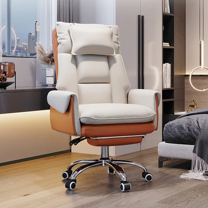 KXDTZ Sofa Office Chair, Gaming Chair Computer Chair Backrest with Footrest Reclining Swivel Chair