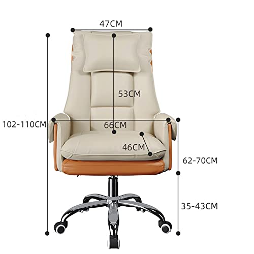 KXDTZ Sofa Office Chair, Gaming Chair Computer Chair Backrest with Footrest Reclining Swivel Chair