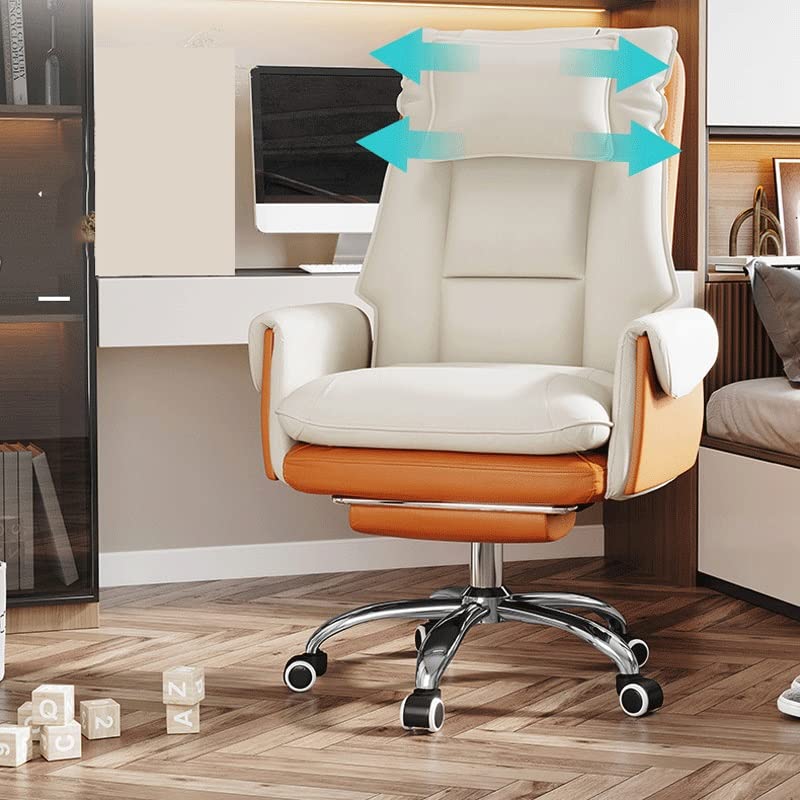 KXDTZ Sofa Office Chair, Gaming Chair Computer Chair Backrest with Footrest Reclining Swivel Chair