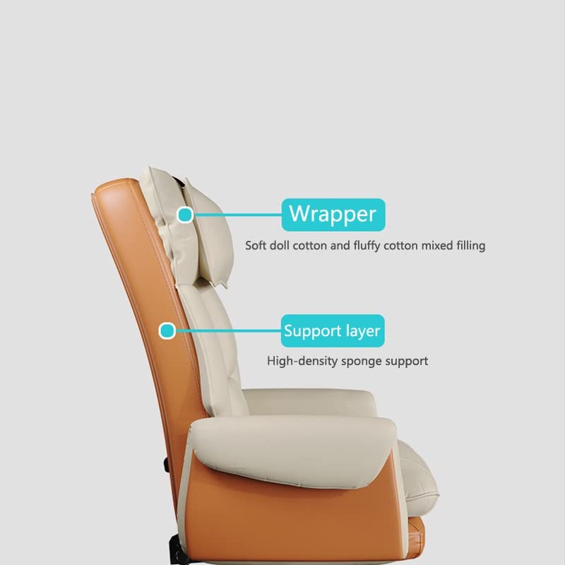 KXDTZ Sofa Office Chair, Gaming Chair Computer Chair Backrest with Footrest Reclining Swivel Chair