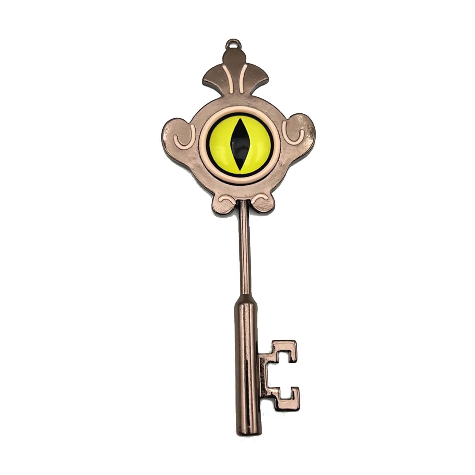 LINLIJIA Pendant Necklace, Necklaces for Women, Beautiful Elegant Necklace Pendant, Owl House Necklace Portal Keys Bronze Plated Metal Pendant for Cartoon Fans Cosplay Party Jewelry Accessories
