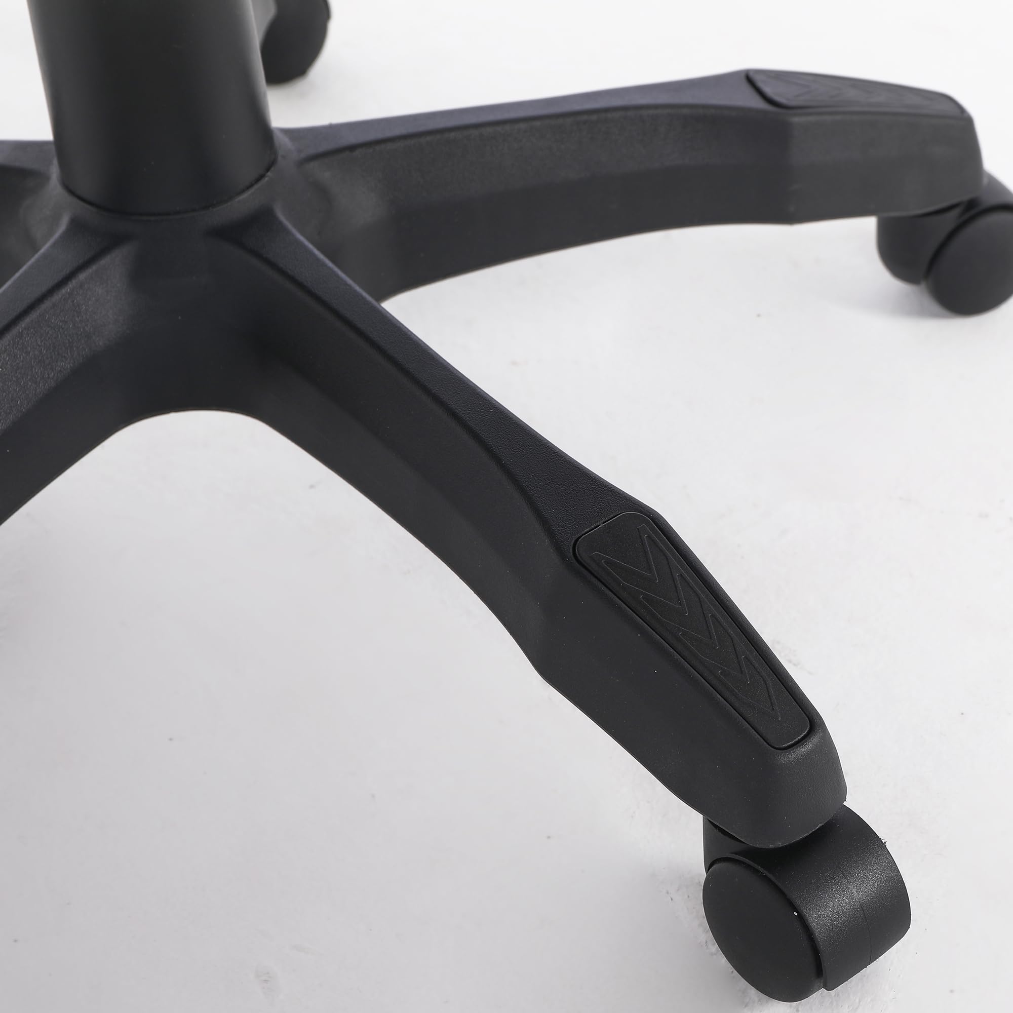 Office Desk Chair Set of 6 Black Home Office Chair Leather, Ergonomics Computer Desk Chairs in Bulk Comfortable Office Chair with Wheels Arm for Work Sturdy