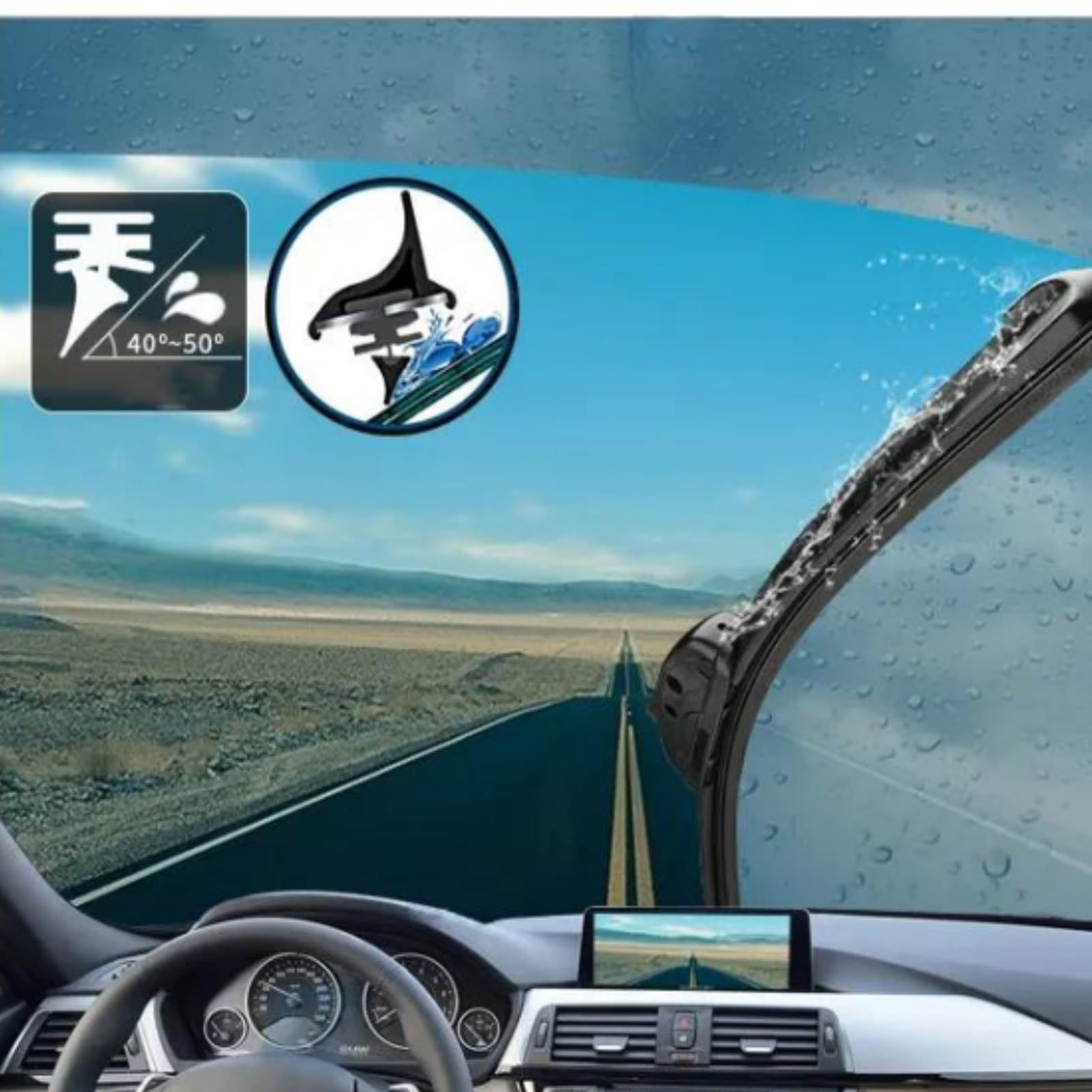 Windshield Wipers Front Wiper Blades For Volvo S60 MK1 2004-2009 24"+22" Car Windshield Wipers
