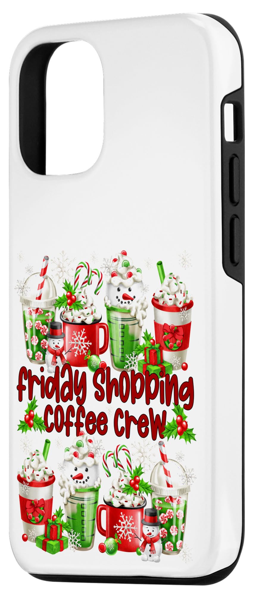 iPhone 13 Funny Christmas Coffee Friday Shopping Crew For Coffee Lover Case