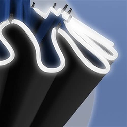 TAPHET Umbrellas Men Women Umbrella Large Windproof Reflective Stripe Reverse Automatic Umbrellas Sun Rain Business Car Travel (Color : Red)