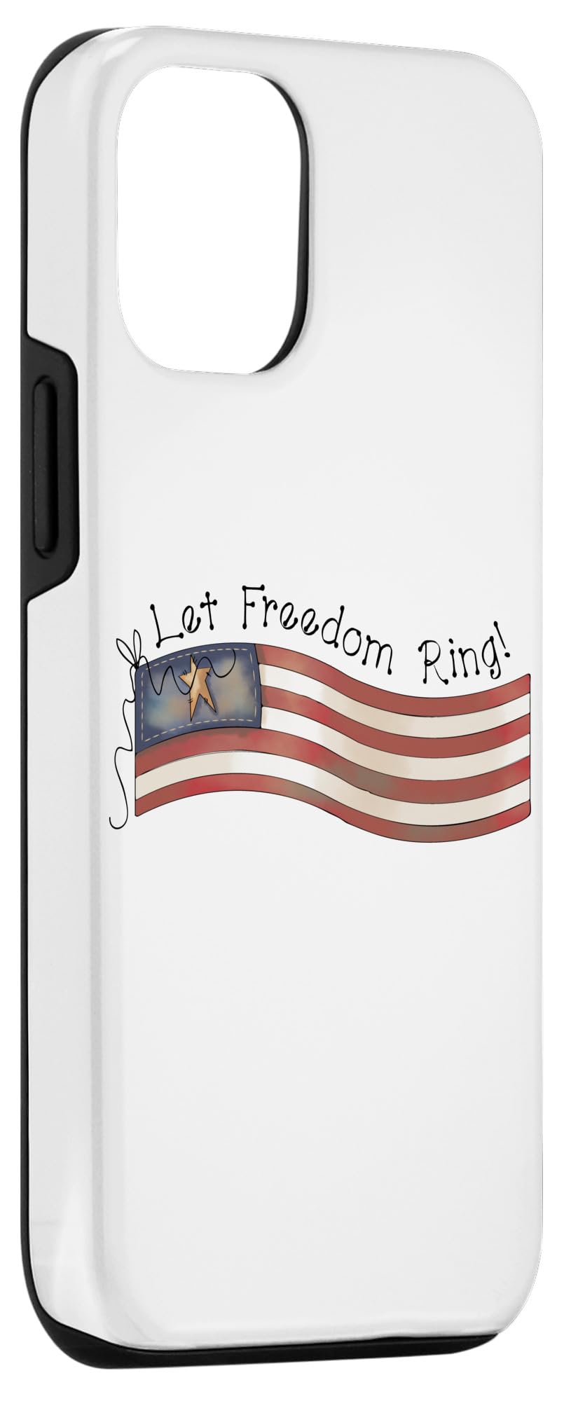 iPhone 13 4th Of July Motif For Patriotic Women Vintage American Flag Case