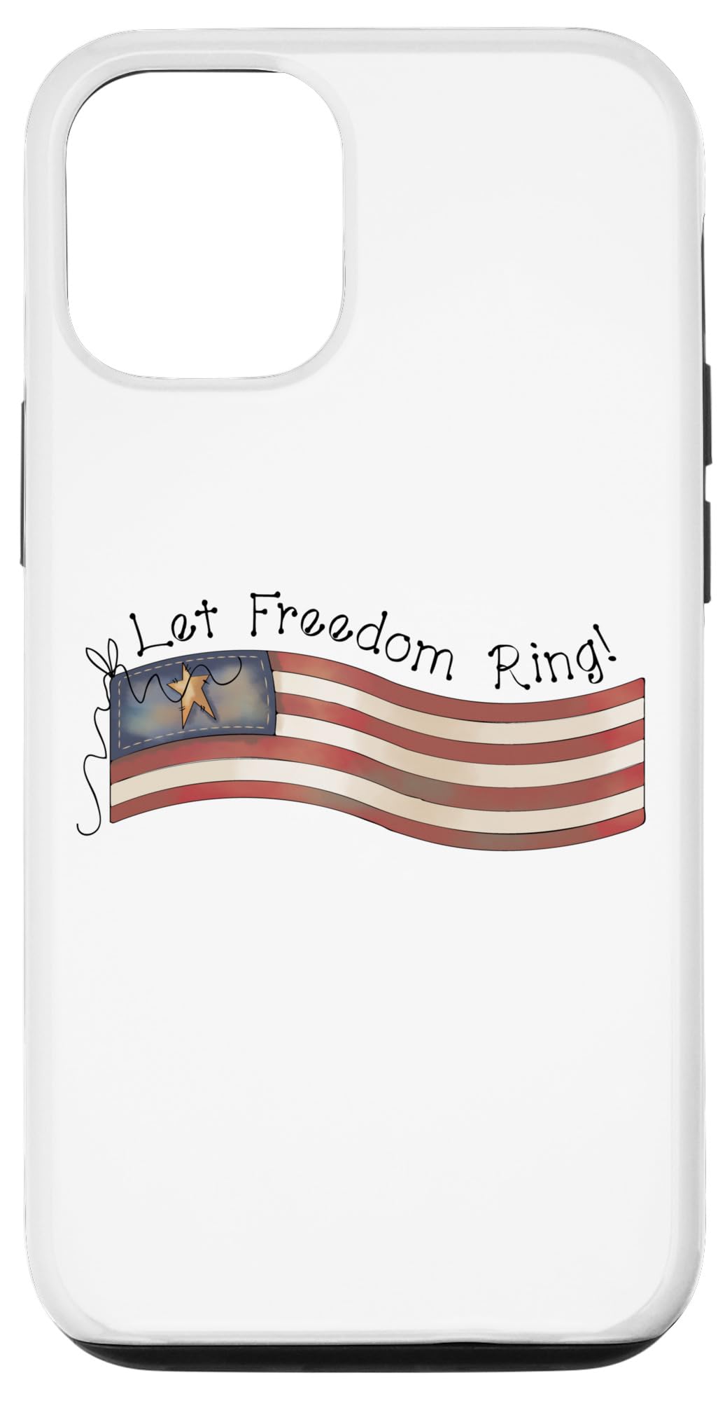 iPhone 13 4th Of July Motif For Patriotic Women Vintage American Flag Case