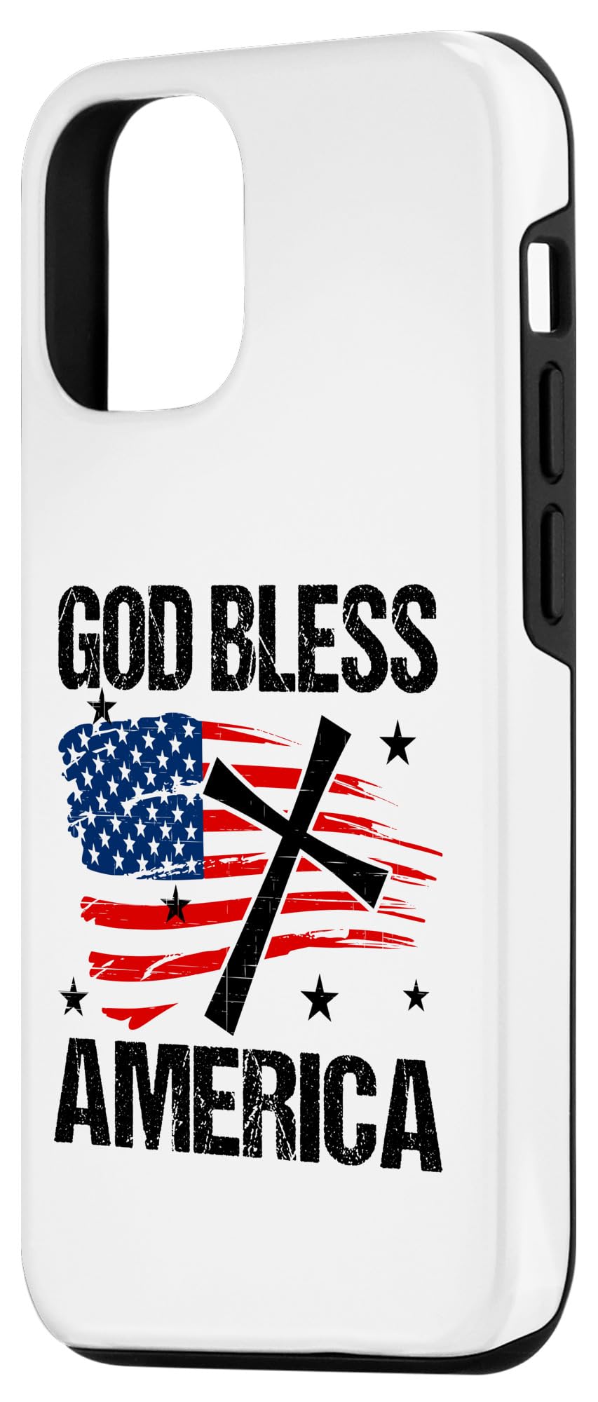 iPhone 13 Pro White 4th Of July For Men Patriotic God Bless America Flag Case