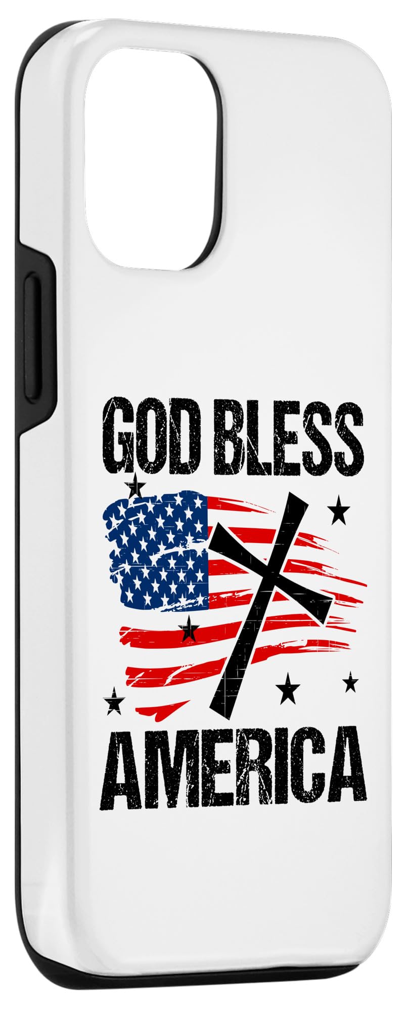iPhone 13 Pro White 4th Of July For Men Patriotic God Bless America Flag Case