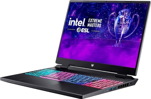acer Predator Helios Neo Gaming & Entertainment Laptop (Intel i5-13500HX 14-Core, 16GB DDR5 4800MHz RAM, 512GB PCIe SSD, GeForce RTX 4050, Win 11 Pro) with MS 365 Personal, Dockztorm Hub