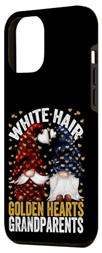 iPhone 13 Pro Max Funny Garden Gnomes Couple For Worlds Best Grandparents Ever Case