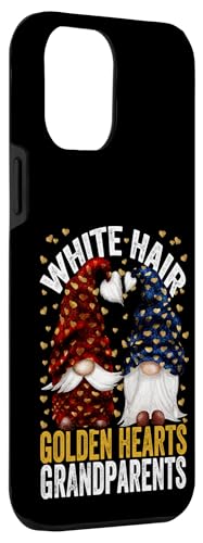 iPhone 13 Pro Max Funny Garden Gnomes Couple For Worlds Best Grandparents Ever Case
