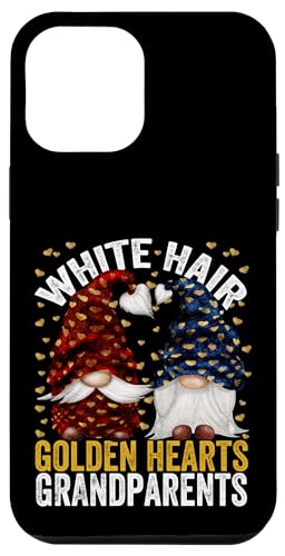 iPhone 13 Pro Max Funny Garden Gnomes Couple For Worlds Best Grandparents Ever Case
