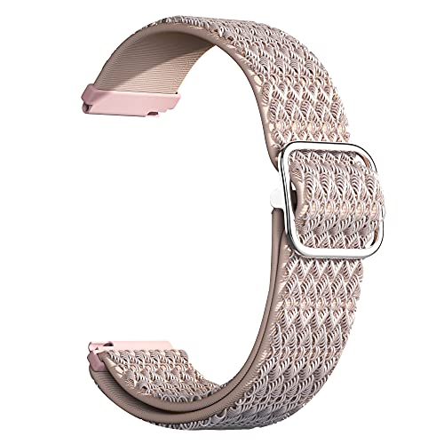Chofit Watch Band Compatible with Faweio IDW13 /IDW16 /IDW19 Bands for Women Men,Nylon Elastic Loop stretchy Adjustable Strap for Faweio Replacement Wristbands