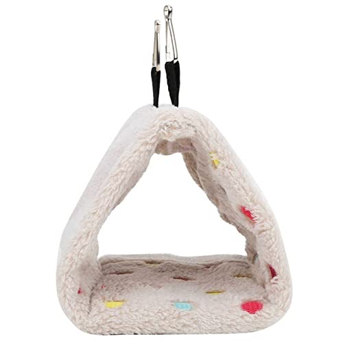 TATBUL Pets Hammocks Plush Hamster Hammock Warm Small Pets Hanging Nest Parrots Myna Birds House Cage Hanging Bed (Size : Medium)
