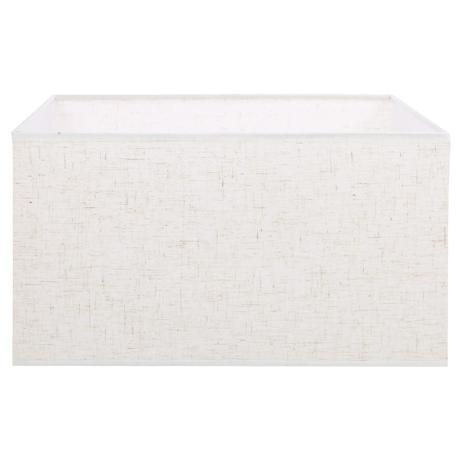 Uonlytech Rectangle Lampshade Linen Lampshade Creative Desktop Lampshade Home Simple Lampshade Decorative Lamp Shade