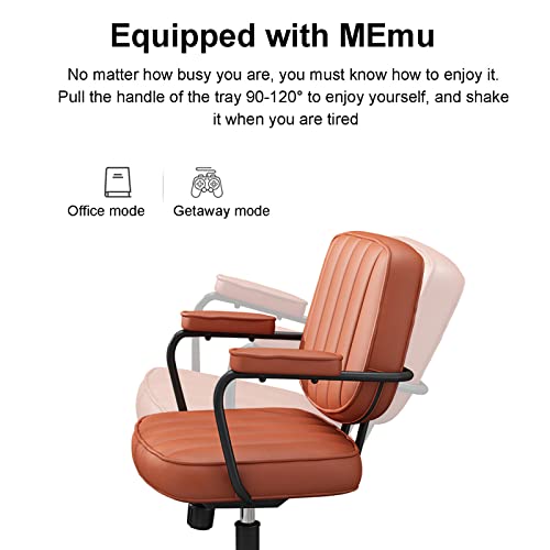 MayNuo Office Chair Gaming Chair Computer Chair Home Office Desk Chairs with Wheels,Ergonomic Executive Office Chair Modern Reclining Task Chair,Comfortable Swivel Chairs Vintage Computer Chairs Fo/Kh