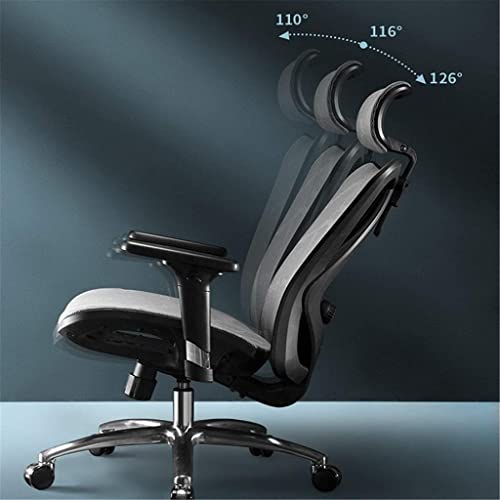 MayNuo Chair E-Sports Chair Computer Chair Ergonomic Office Chair Game Seat Work Swivel Chair Backrest Lift Chair/Black 1/One Size