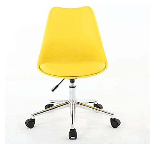 MayNuo Chair Computer Chair Lift Swivel Chair Home Office Chair Small Game Chair Small Swivel Chair Student Chair Desk and Chair/Yellow