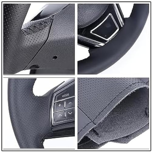 Car Steering Cover for V-olvo S80 2004 2005 XC70 2004-2010 S60 2004-2010 XC90 2004-2006 Car Steering Wheel Sleeve,Yellow