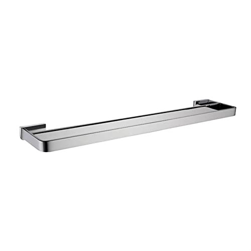 Bath Towel Bar Solid All Copper Double Rod Towel Rail, Bathroom Towel Rack, High-end Towel Bar Hardware Pendant Towel Holder (Color : 40CM)