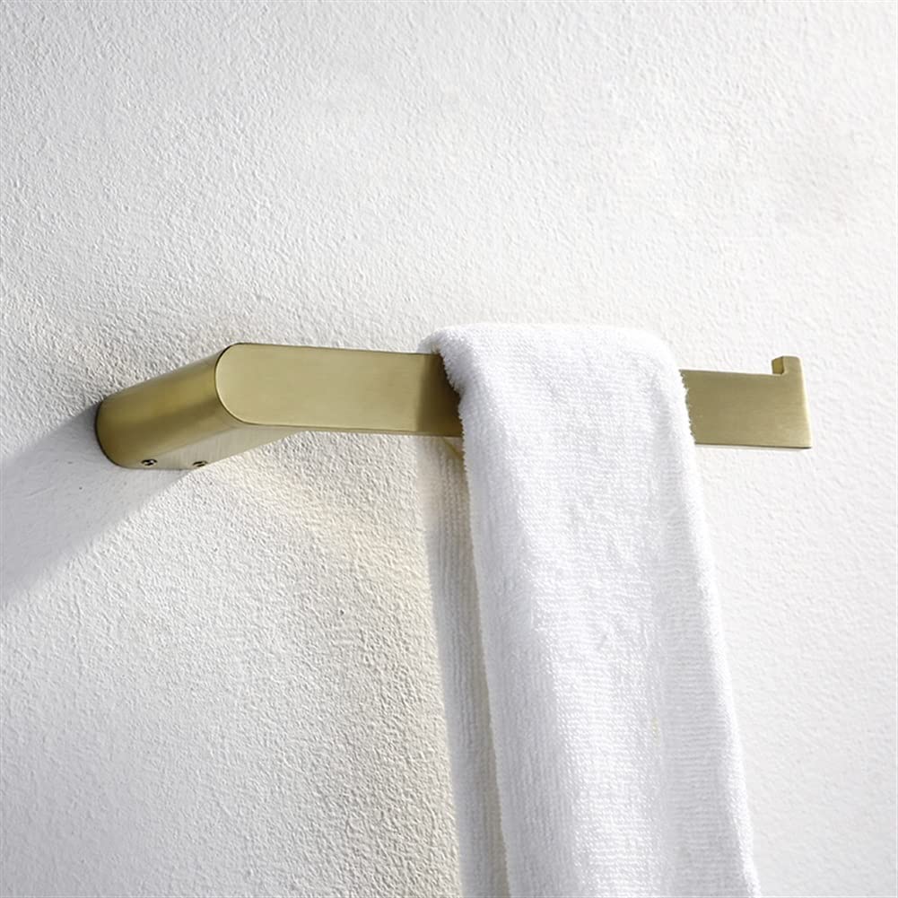 Bath Towel Bar Brushed Gold 304 Stainless Steel Towel Hanger, Towel Ring, Towel Rail, Bathroom Hardware Pendant Towel Holder
