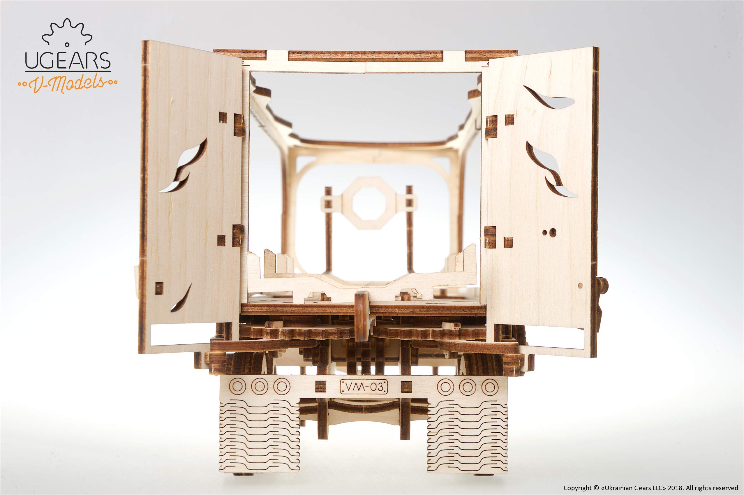 UGEARS Bundle Heavy Boy Truck VM-03 and Trailer for Heavy Boy Truck VM-03 Self-Assembling 3D Wooden Model Models 3-D Wooden Puzzle - Mechanical Heavy Boy Truck VM-03