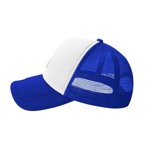 Pole Dancer Stripper Funny Trucker Hat Adult Adjustable Baseball Cap Breathable Unisex Fishing Hats Blue