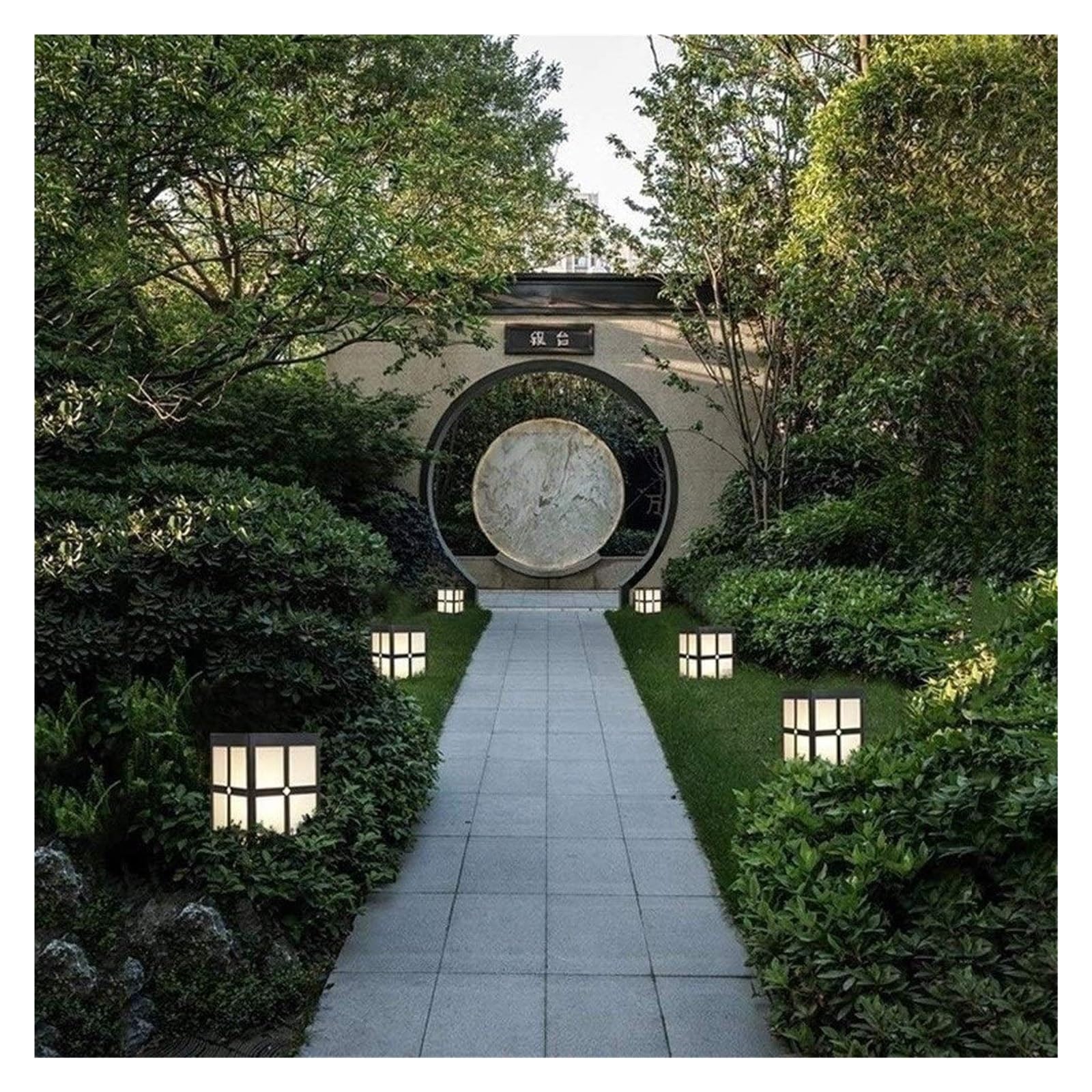 BytheM Wall Lamp Solar Pathway Lights OutdoorLED Solar Garden LightsWaterproof Solar Landscape Lights for Lawn Patio Yard Garden Walkway