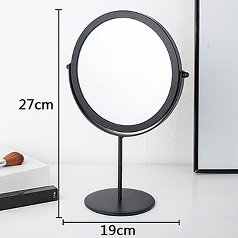 LCARY Cosmetic Mirror Portable Makeup Mirror with Stand, 350° Rotation Cosmetic Mirror, Round,Vanity Mirror with Stand and Removable Base