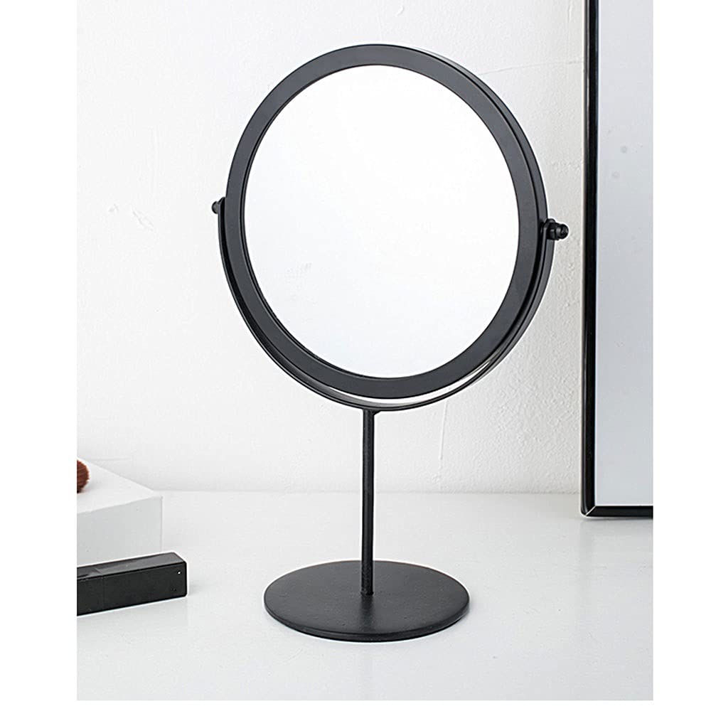 LEJDI Cosmetic Mirror Portable Makeup Mirror with Stand, 350° Rotation Cosmetic Mirror, Round,Vanity Mirror with Stand and Removable Base