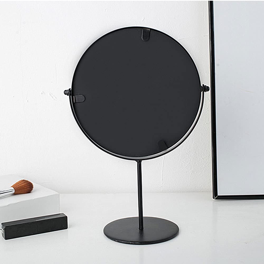 LEJDI Cosmetic Mirror Portable Makeup Mirror with Stand, 350° Rotation Cosmetic Mirror, Round,Vanity Mirror with Stand and Removable Base
